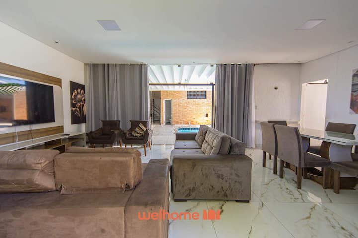 Casa Com Piscina A 200m Da Praia Da Enseada - Guarujá