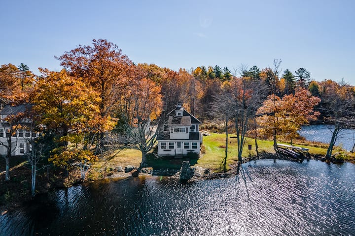 Waterfront Home W/ Two Private Beaches - University of Maine, Orono