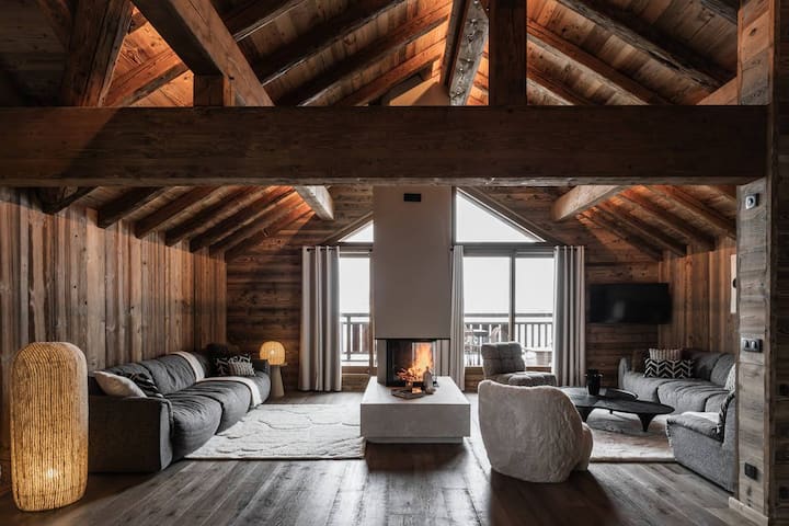 Luxueux Chalet Avec Piscine Intérieure, Sauna Et H - Fontcouverte-la-Toussuire