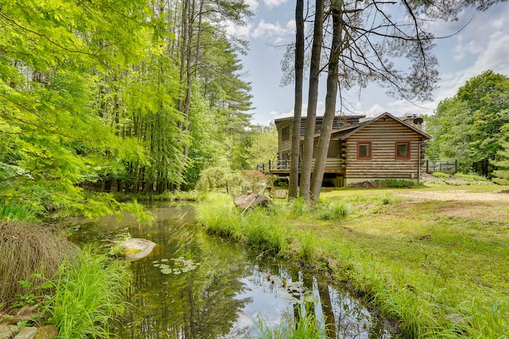 A-frame Log Home W/ Game Room Near Lake George! - Bolton Landing, NY