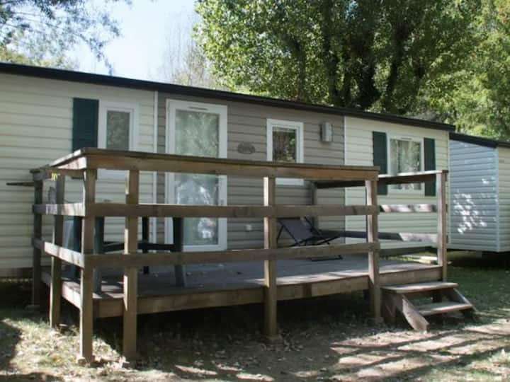 Mobil Home Familial - Terrasse Relaxante - Le Rozier