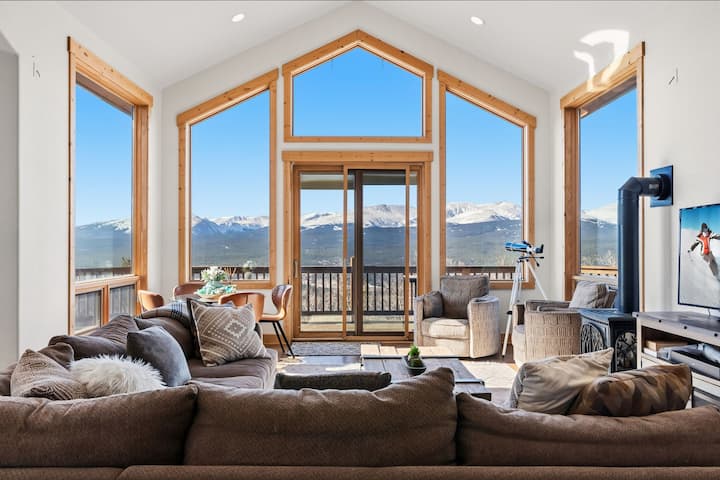 Alma Mountain Escape - Views , Deck , Theater - Fairplay, CO
