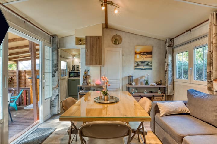 Mobil-home Camping Les Amandiers - Sommières