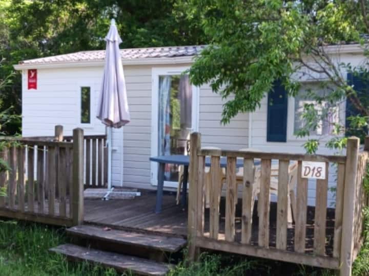 Mobil Home Confortable Pour 5 Avec Terrasse - Argentat-sur-Dordogne