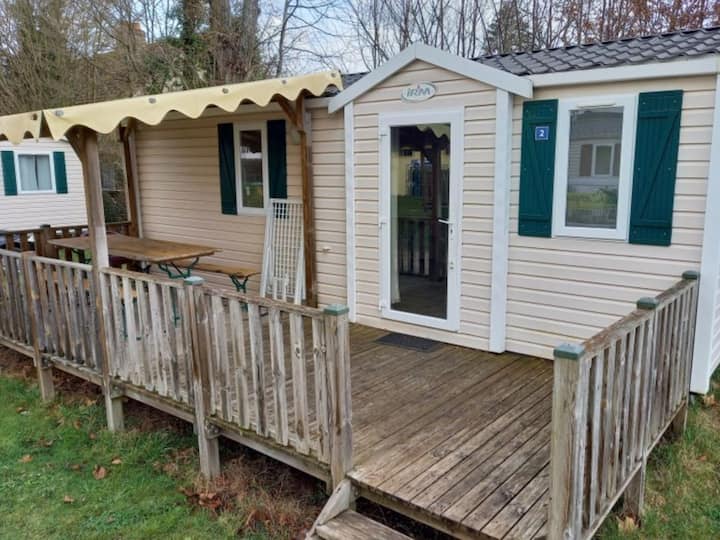 Mobil-home Confortable Avec Terrasse Pour 4 Pers - Auxonne