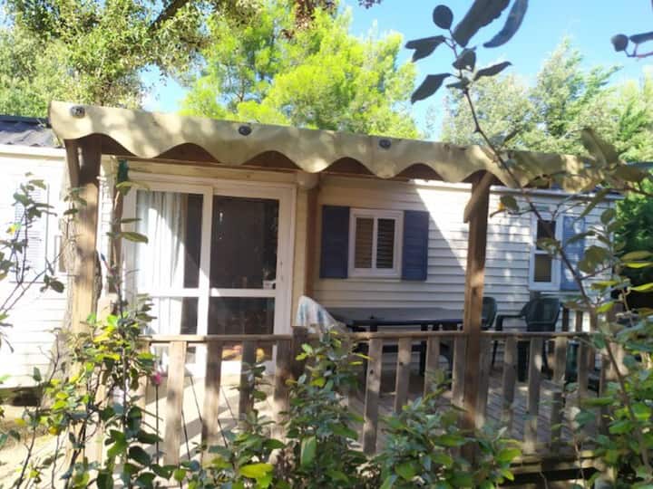 Mobil Home Avec Terrasse Pour 6 Personnes - Bédarieux