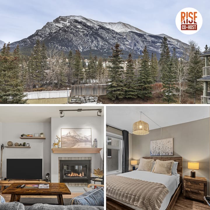 Mountain Views | Bbq |Gym | Comfortable 1 Bed - Canmore