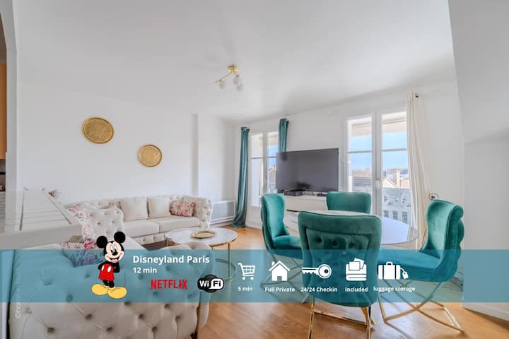 L'amandier, 4 Personnes 12 Min Disneyland Paris - Bailly-Romainvilliers