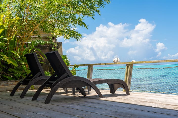 Villa Miti Vai - 3 Ch 3 Sdb Villa Bord De Mer - Polynésie française