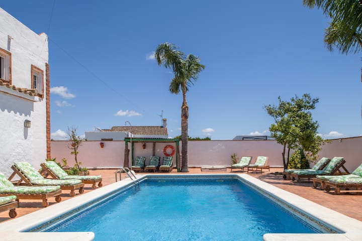 Villa Mayo Con Piscina Privada - El Palmar de Vejer