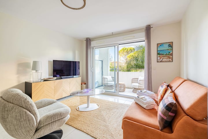 Spacieux Appartement A/c 1ch/4p - Avec Piscine - Cannes