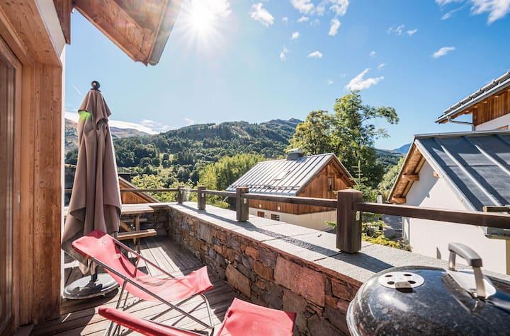 Lune Des Alpes - Chalet De Charme - Valloire