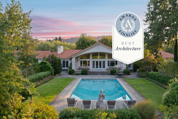 Vineyard Estate W/ Pool, Spa + Bocce Ball & Views - Spring Mountain Vineyard, St Helena