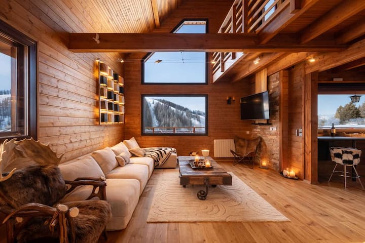Chalet Massada # Luxe, Detente Et Ski A Valberg - Lac De Beuil