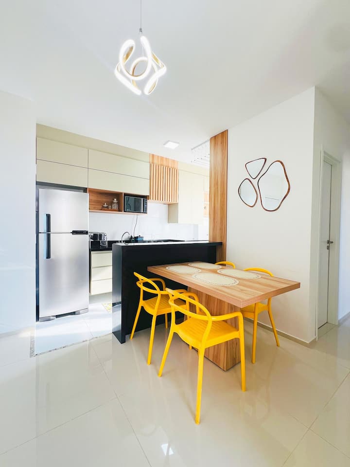 Vista Mar & Rio: Design A 250m Da Orla By Apê - Aracaju