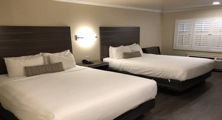 Accessible Room In Modernized Motel - Monterey, CA