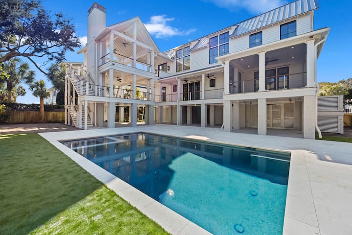 Stunning Brand New Build, 6 Bd Oceanview Iop! - Isle of Palms, SC