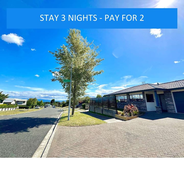 Modern Comfort Close To Lake Taupō - Taupo