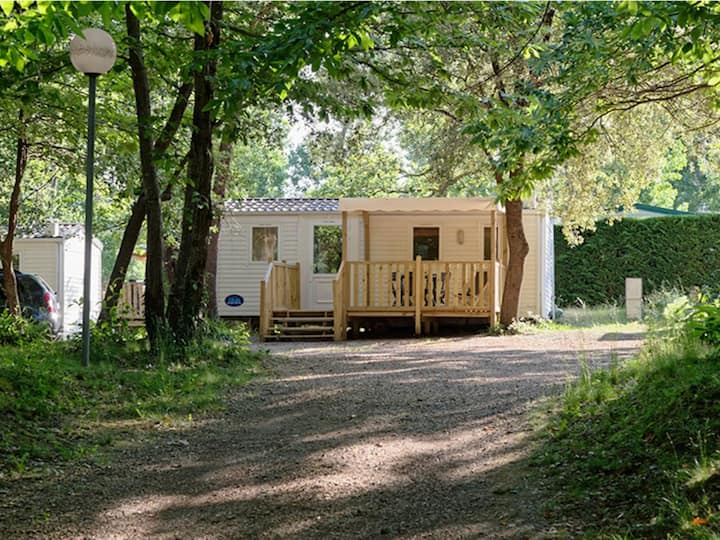Mobil-home Cosy Avec Terrasse Pour 4 Personnes - Lamalou-les-Bains