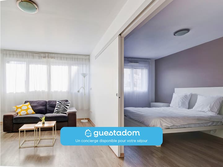 10 - Le Lokup - Wifi - Proche Tram - ibis budget Reims Thillois