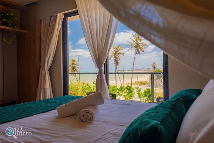 Apto Luxo | Vista Mar + Hidro Aquecida No Rooftop - Brasil