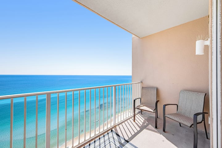 2br Oceanfront | Balcony | Pool & Hot Tub - Panama City Beach