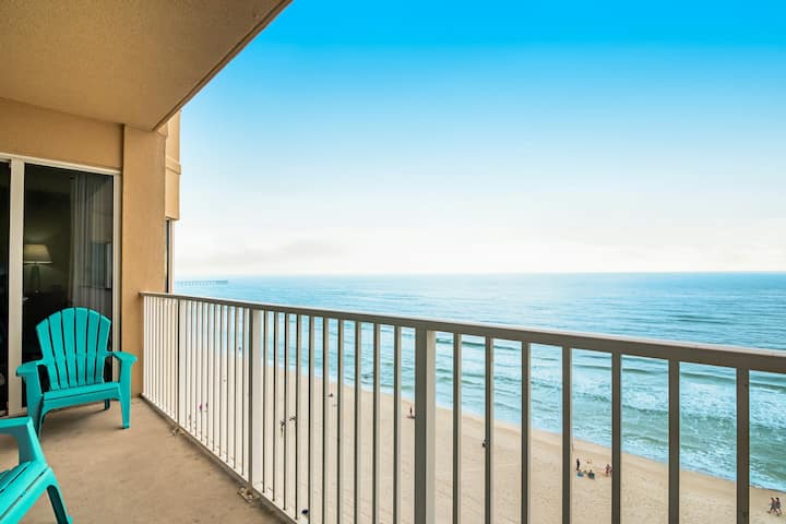 Gulf & Oceanfront Condo W/shared In/outdoor Pools, - Panama City Beach, FL