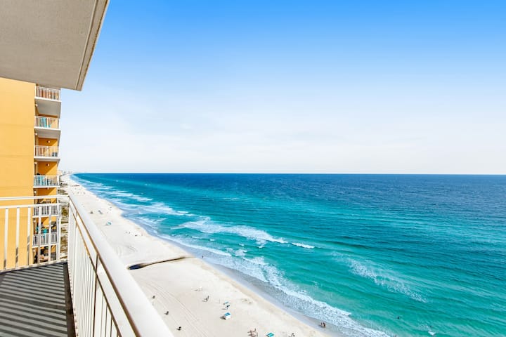 2br Oceanfront Splash Resort | Pool & Hot Tub - Panama City Beach