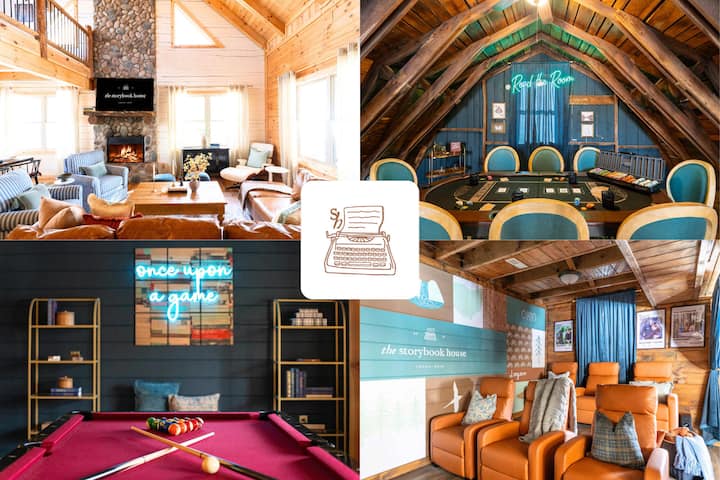 The Storybook House | Hot Tub • Sauna • Theater - Hocking Hills State Park, OH