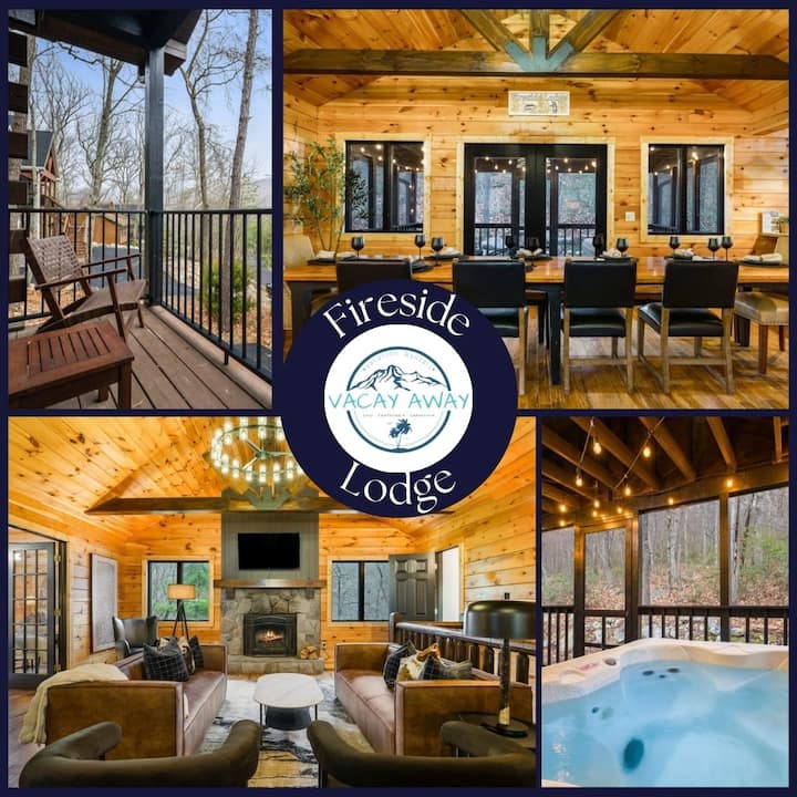 Modern Lux 6br Log Escape-designer Upgrades-hottub - Massanutten, VA