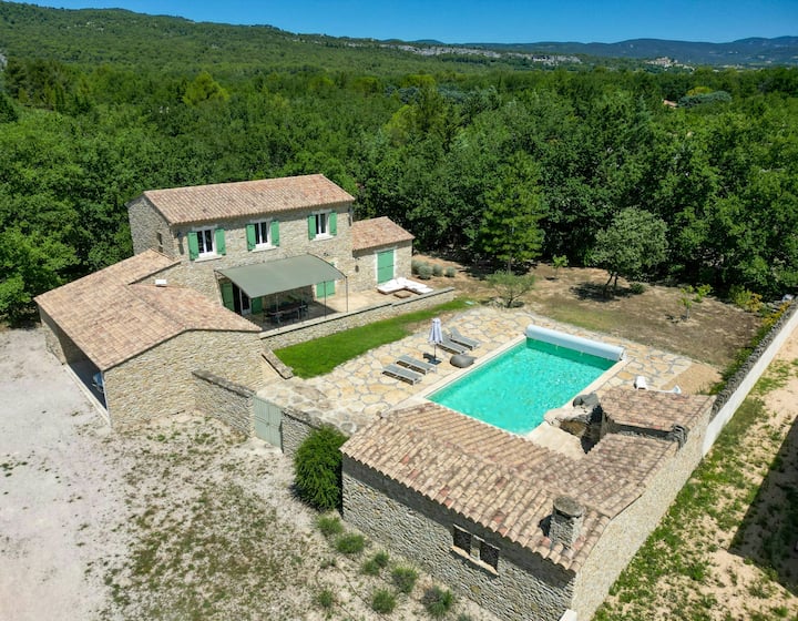 Family Stone House In Gordes - Luberon