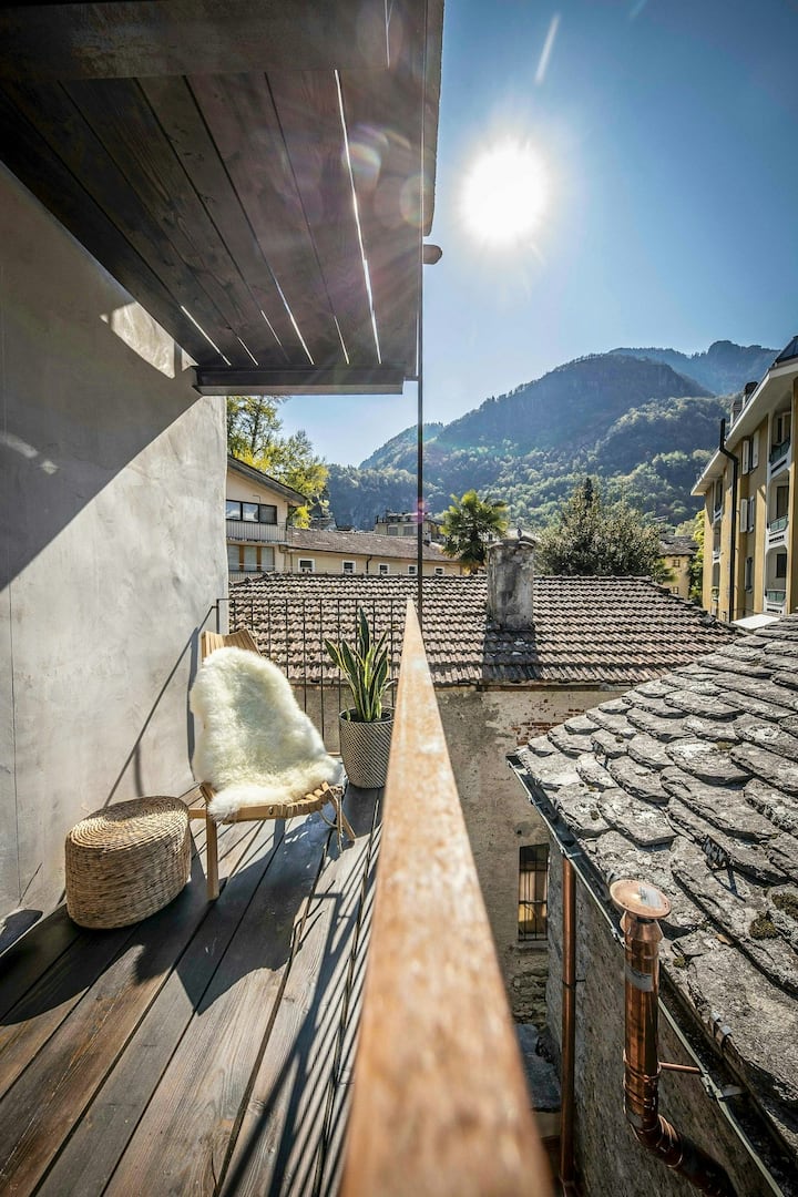 Design Loft For Two In Central Chiavenna - Chiavenna