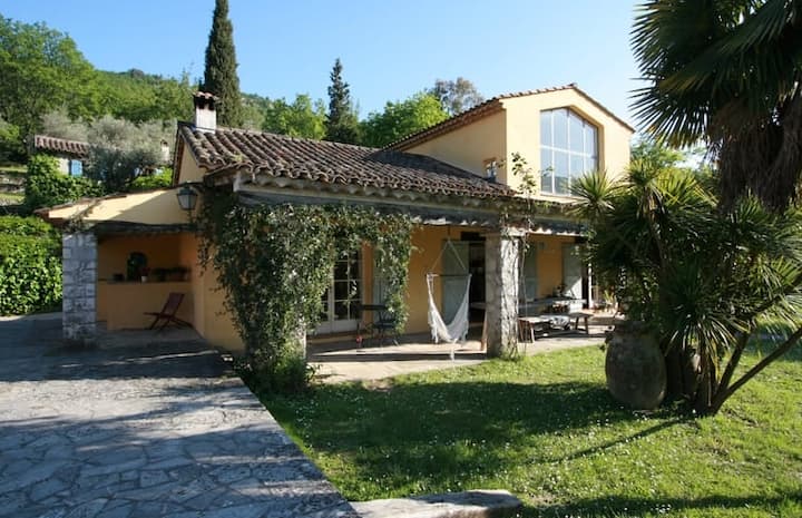 Villa With Terraced Gardens And Côte D'azur View - Roquefort-les-Pins