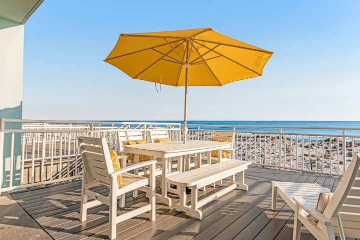 3br Oceanfront Dog Friendly | Balcony - Pensacola Beach, FL