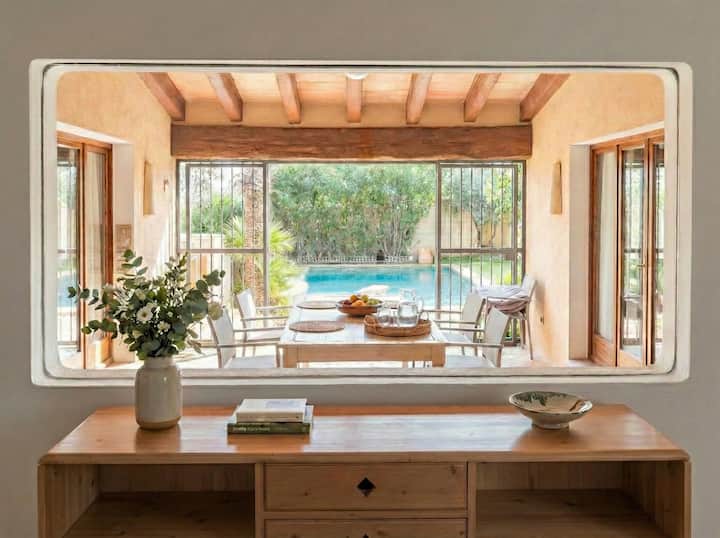 Casa Rústica En Binissalem: Piscina Y Bbq - Inca