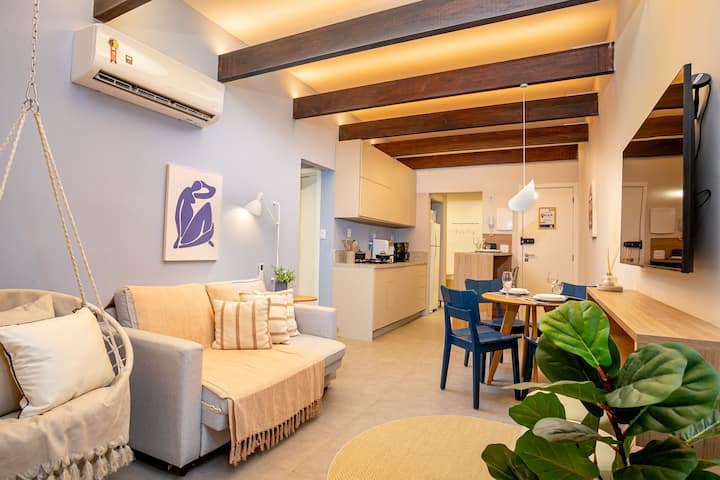 Apart With Bathtub 2 Min From The Beach|pm 276/103 - Ipanema