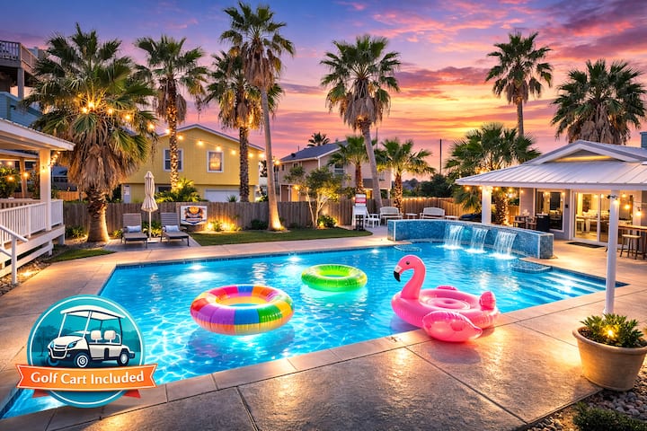 Private Oasis W/ Pool • Golf Cart • Pet Friendly - Port Aransas, TX