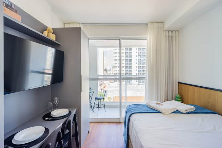 Studio Manhattan Tower, Sacada E Ar No Centro - Curitiba