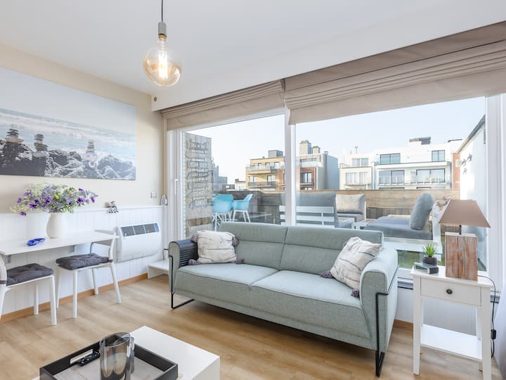 Studio Avec Terrasse Sur Le Toit Près De La Mer - Middelkerke