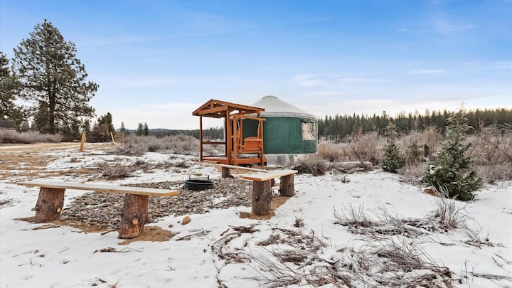Yurt 1 - The Prospector - Idaho City, ID