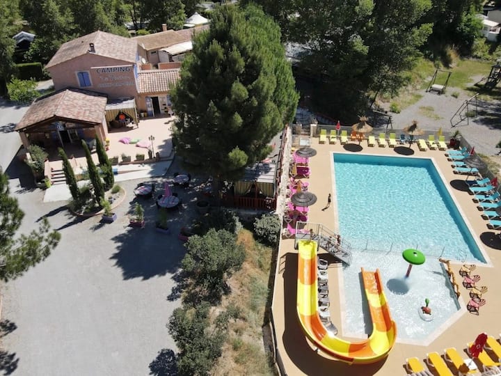 Zecamping 3* Mobil Home 35m² Parc Aquatique - Forcalquier