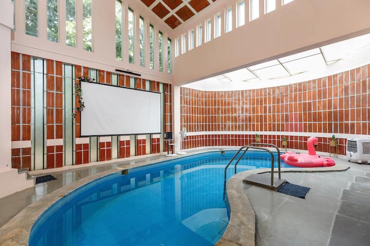 Rustic Farm Villa By Stayjade|pool| Ifha Mmt |Lawn - Hosur