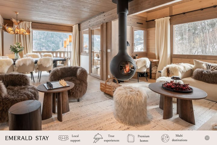 Quatre Coeurs Chalet With Sauna Saint Gervais - Sallanches