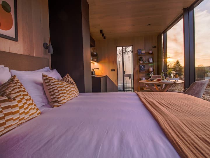 Stylish Mirrored Cabin With Sauna & Plunge Pool - アングルシー島