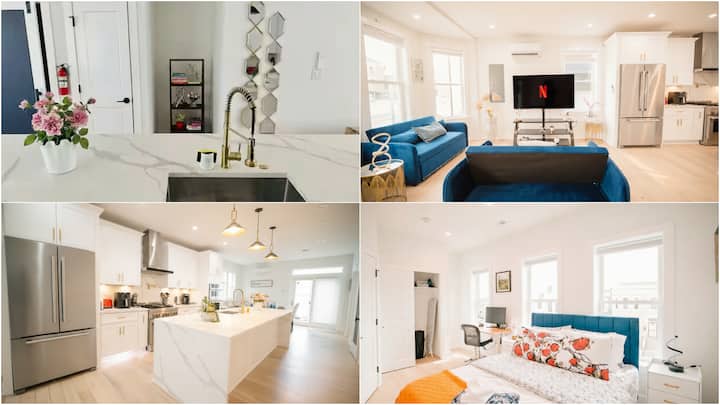 Modern 4br Park View| Sleeps 12 | Rooftop, Parking - Washington, DC