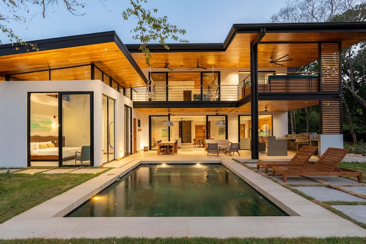 Tres Felices- 3 Homes With Pool And Private Beach - Nosara