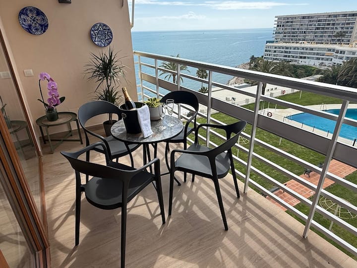 La Roca Sea View Luxury Apartment Beach Elevator - Torremolinos