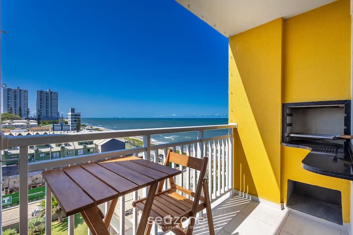 Apt W/ Barbecue And Side Sea View Vac1604 - Barra Velha