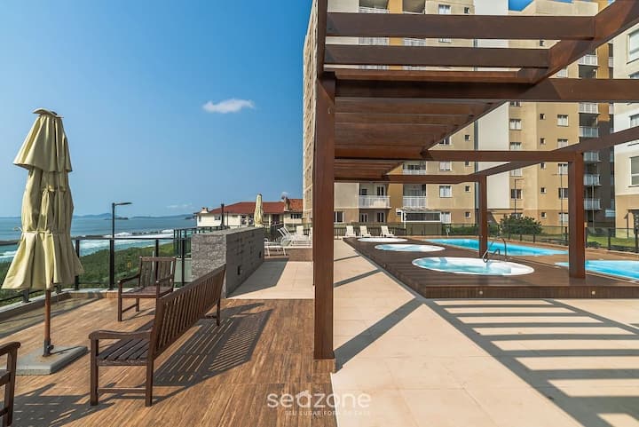 Apt W/ Barbecue And Side Sea View Vac1604 - Barra Velha
