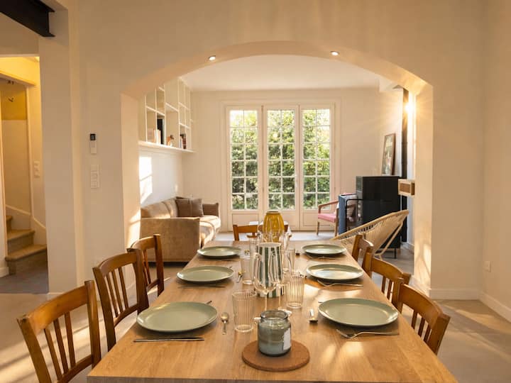 Maison Rénovée Arcachon, Jardin & Climatisation - Bassin d'Arcachon